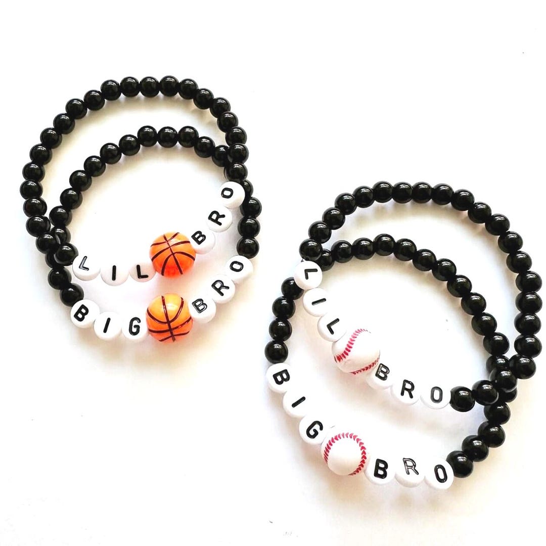 Sports Ball Bracelet. Personalized Name Bracelet. Bracelet for Boys ...