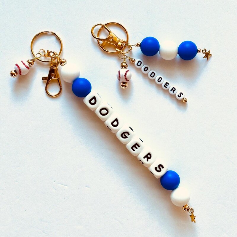 Dodger Keychain Charms - Etsy