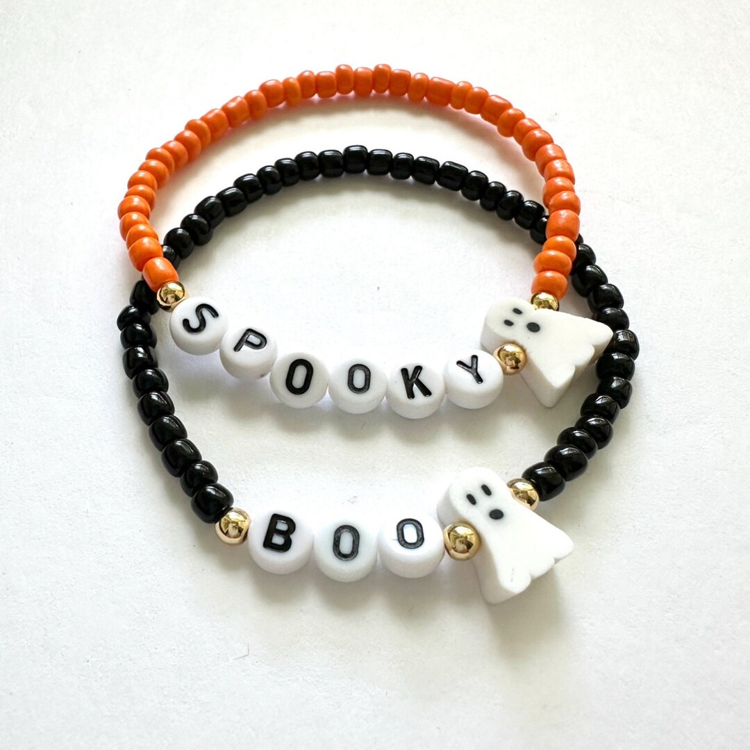 Halloween Bracelet, Halloween Wish Bracelet, Halloween Kids Gift ...