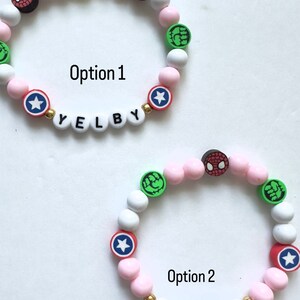 GIRLS SUPERHERO Party. Bracelet Making Kit, Kids Birthday Party ...