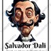 Salvador Dali Artist Portrait Classroom Poster Digital PDF and PNG ...