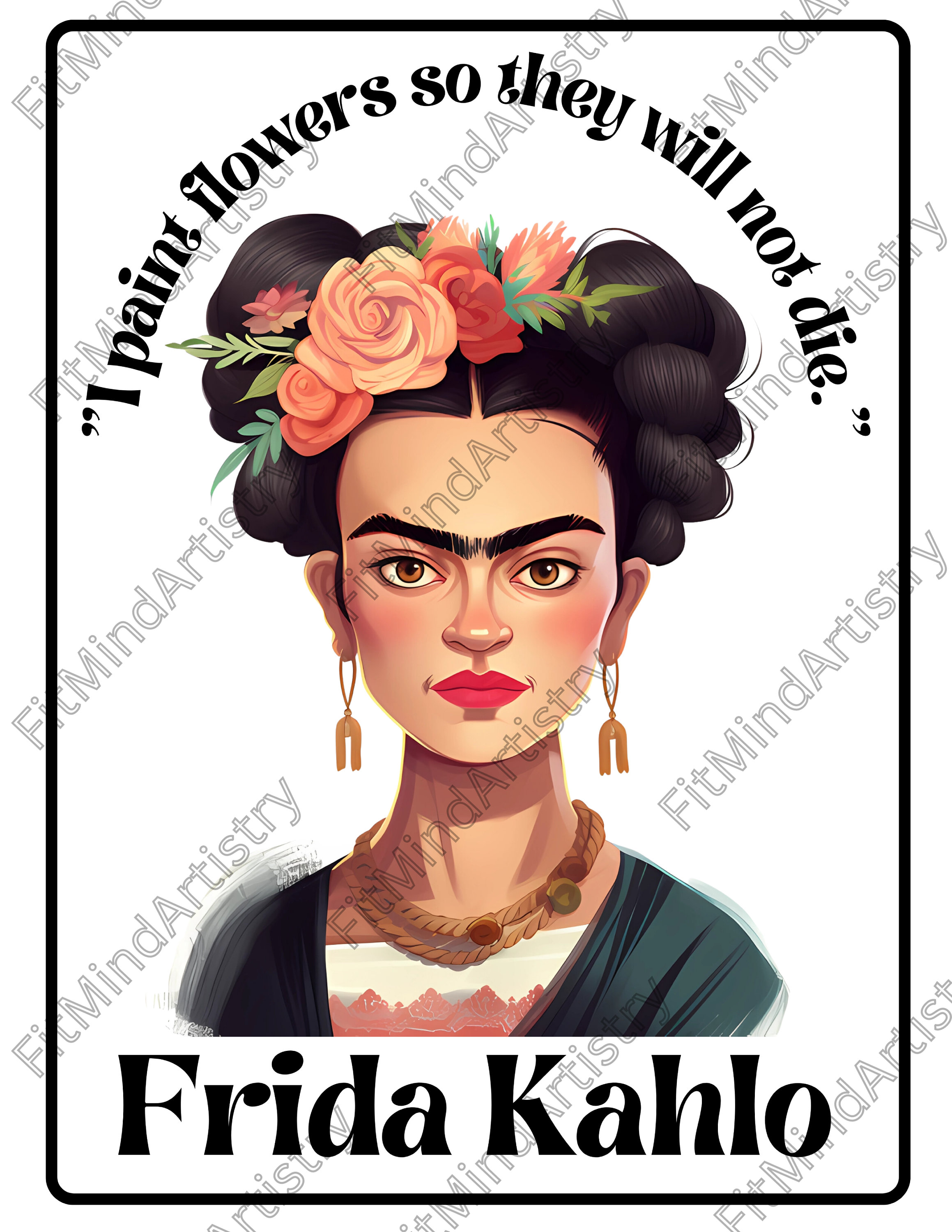 Artist Digital Poster Bundle for Classroom or Home - 10 Popular Artists | Bob Ross | Frida Kahlo ...