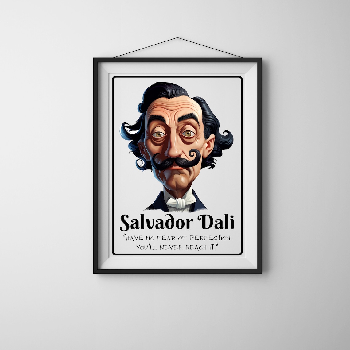Salvador Dali Artist Portrait Classroom Poster Digital PDF and PNG ...