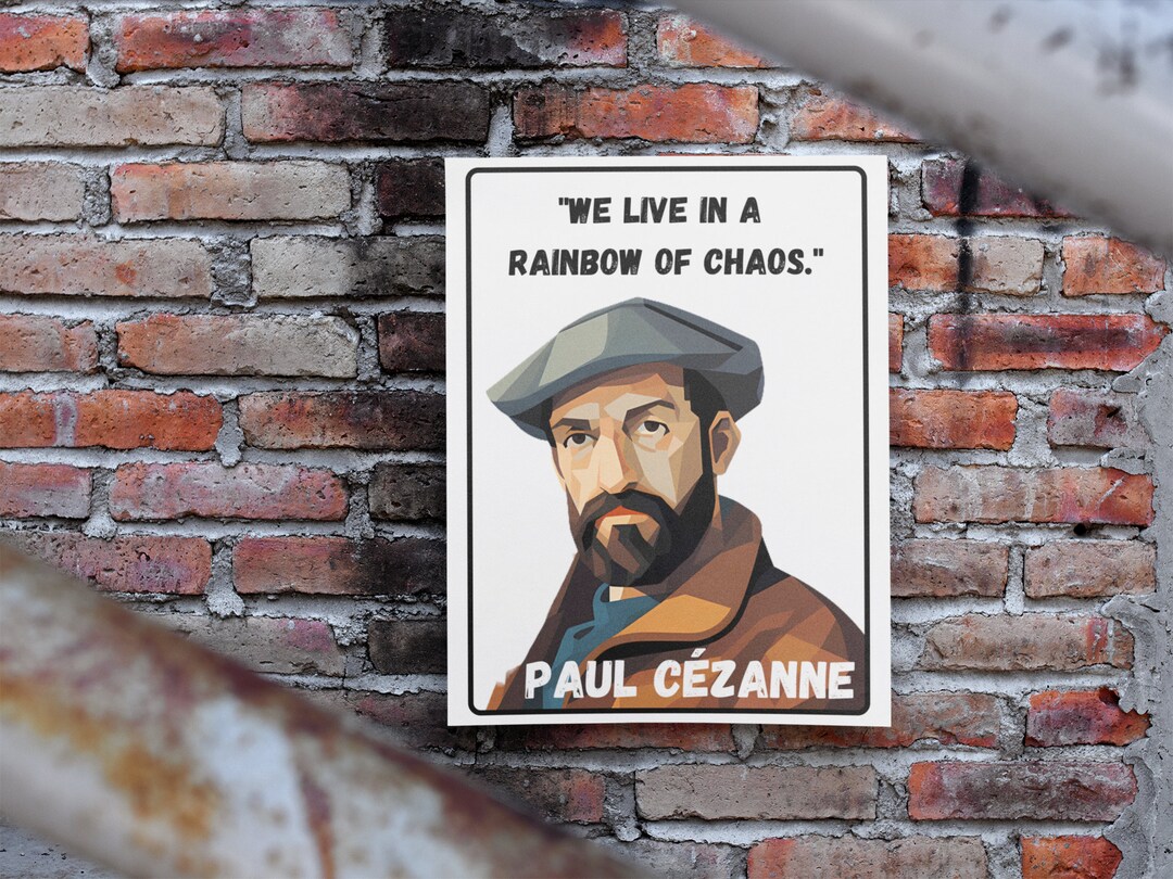 Paul Cézanne Artist Portrait Classroom Poster - Digital PDF and PNG ...