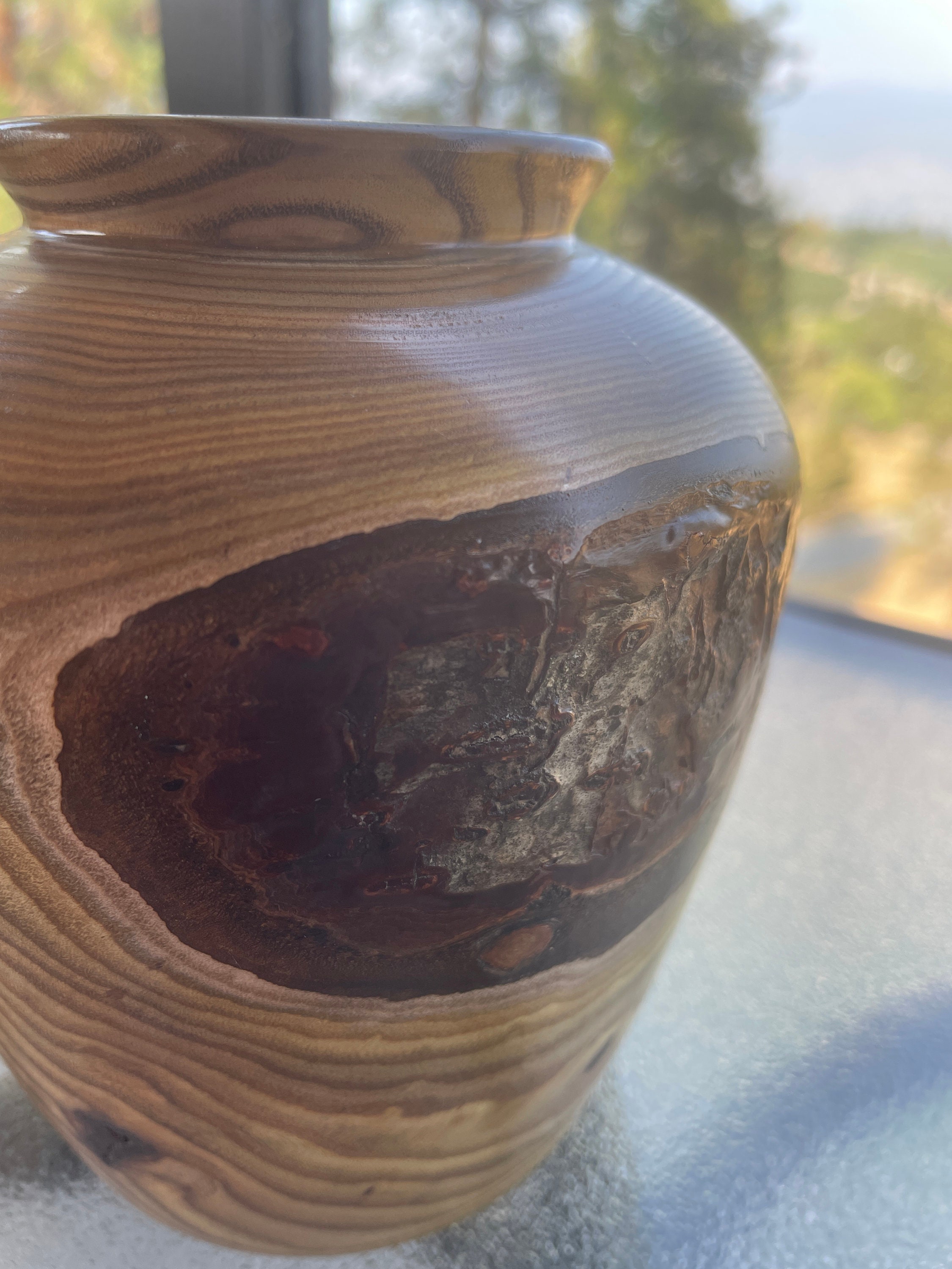 Hand Turned Sumac Hollow Form Vase - Etsy