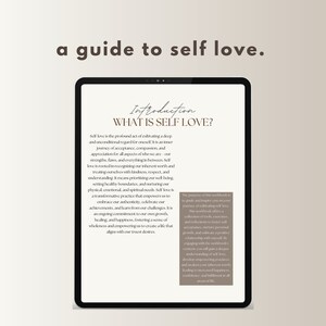 Digital Self Love Workbook | Journey to Inner Healing | Self Love ...