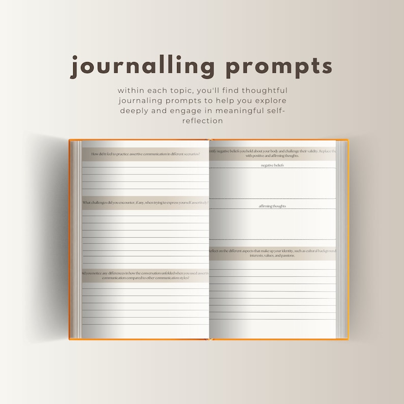 Self Confidence Printable Workbook Self-esteem Build Confidence ...