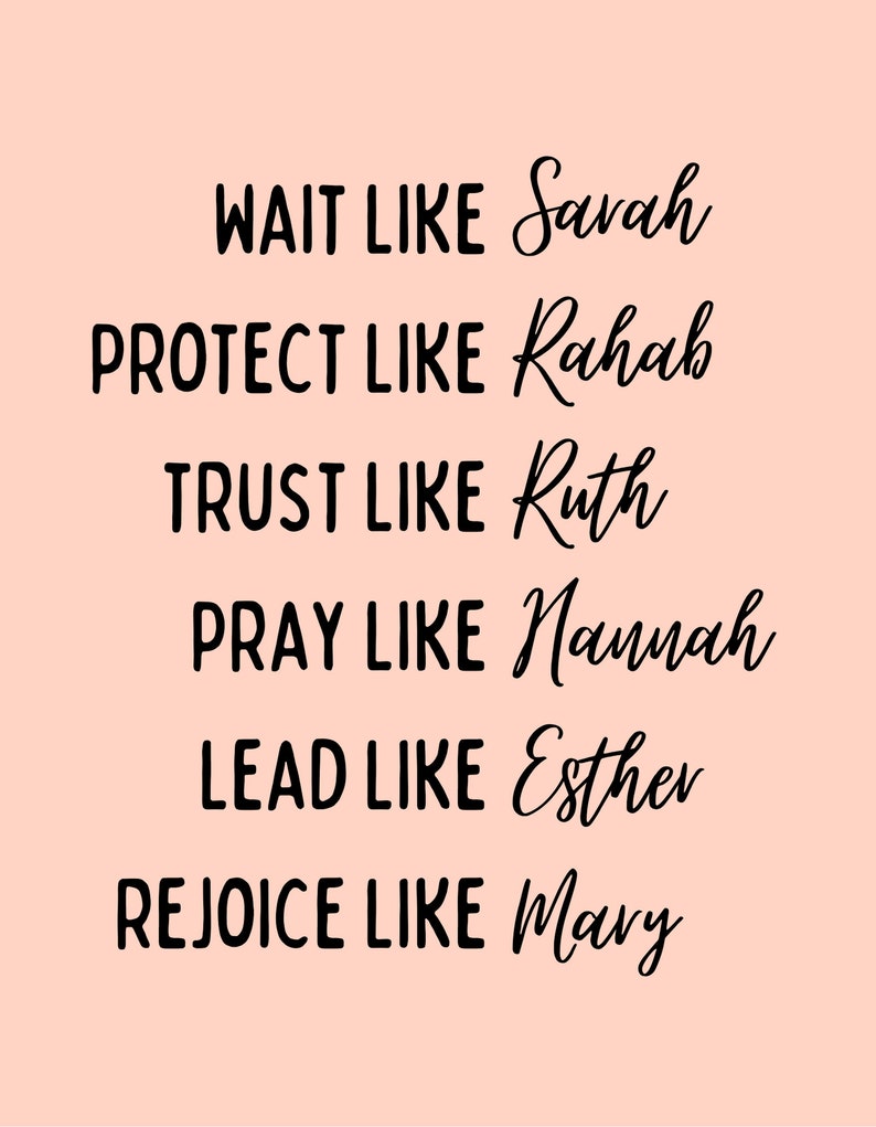 Wait Like, Protect Like, Trust Like, Pray Like, Lead Like, Rejoice Like ...