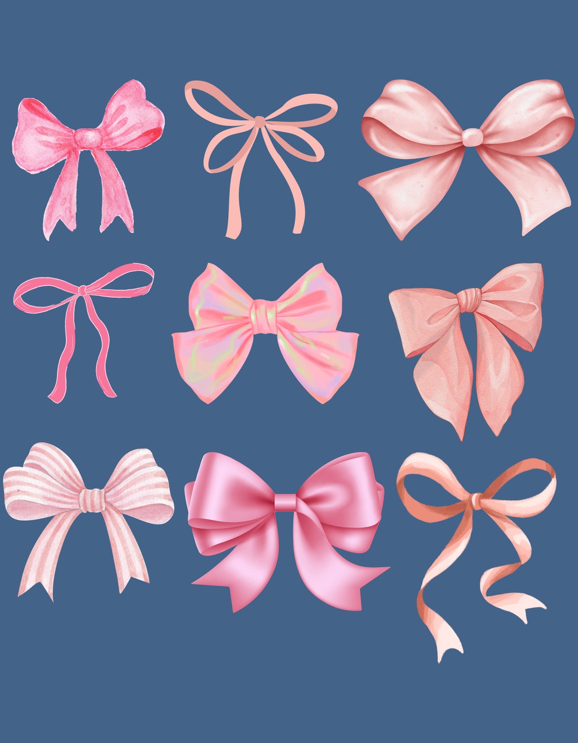 Coquette Bow Transparent Background PNG - Etsy