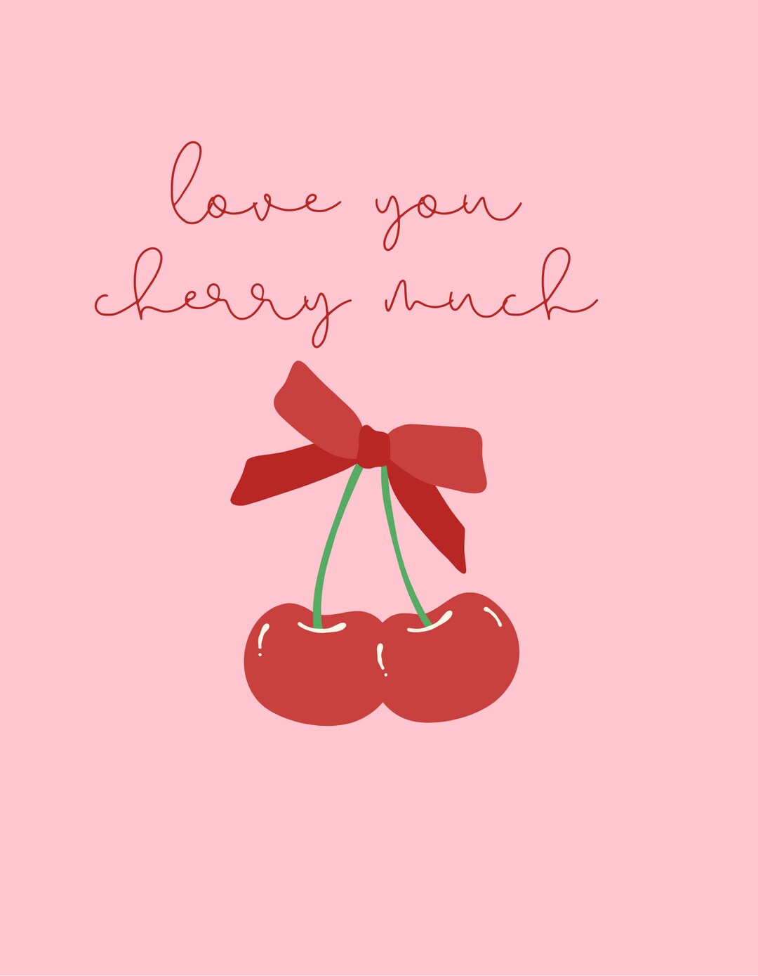 Love You Cherry Much SVG - Etsy