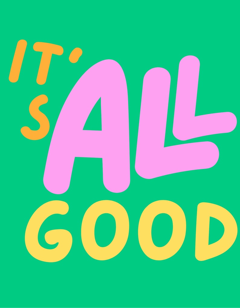 It's All Good SVG - Etsy