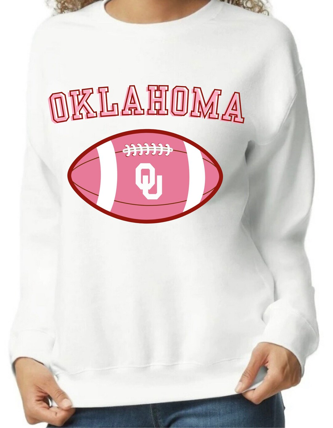 Pink OU Football SVG - Etsy