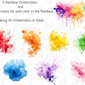 Watercolor Color Splash PNG Paint Splatter Clipart | PNG, Commercial ...