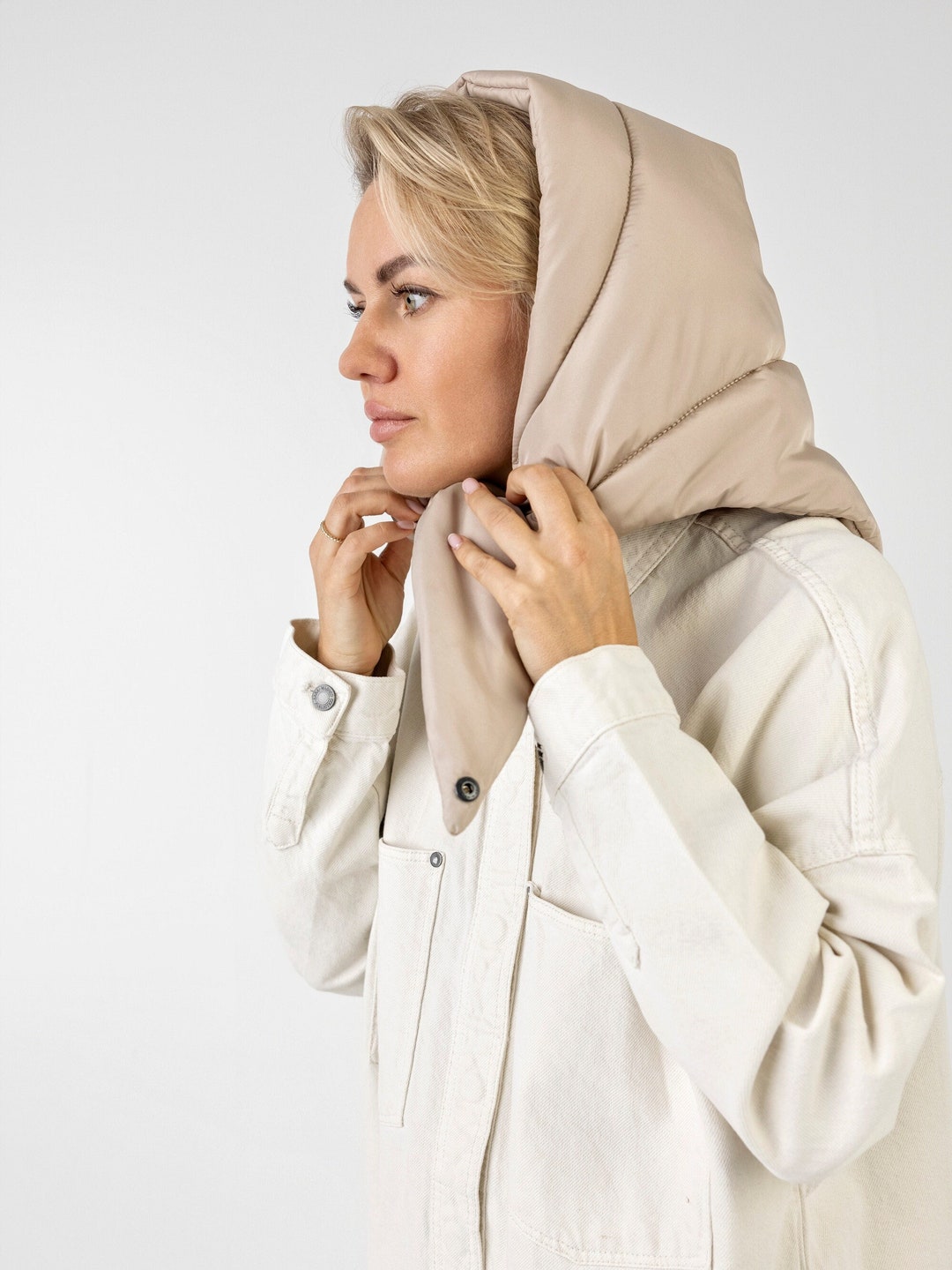 Head Warmer, Vegan Dawn Padded Headscarf, Waterproof - Etsy