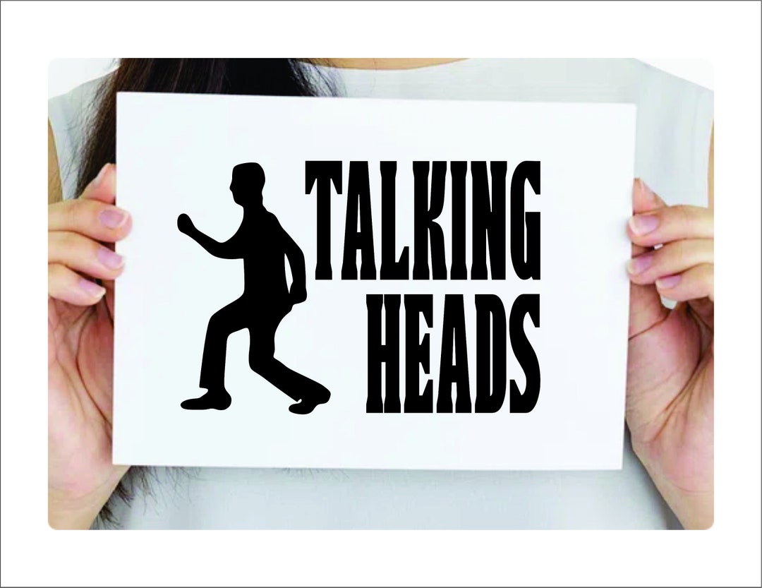 Talking Heads Vinyl Decal Sticker - Etsy
