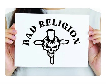 Bad Religion Mohawk Sticker High Quality, Officially Licensed Band ...