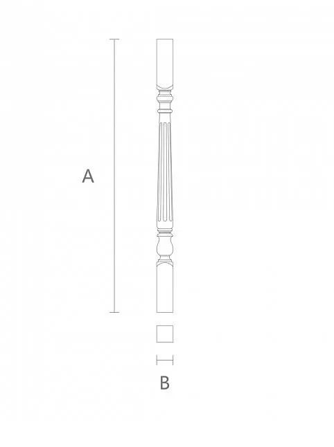 Hand Carved Decorative Wood Post, Carved Stair Newel Style Post ...