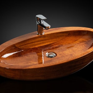 Handmade Wooden Teak Wood Bathsink,handcarve Basin,wooden Basin ...