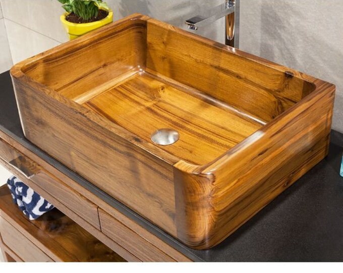 Teak Wood Sink - Etsy