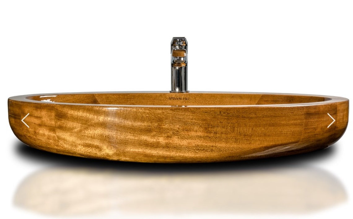 Handmade Wooden Teak Wood Bathsink,handcarve Basin,wooden Basin ...