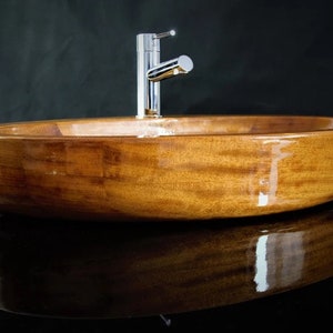 Handmade Wooden Teak Wood Bathsink,handcarve Basin,wooden Basin ...