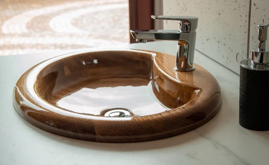 Handmade Wooden Teak Wood Bathsink,handcarve Basin,wooden Basin ...