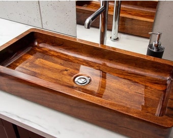 Handmade Wooden Teak Wood Bathsink,handcarve Basin,wooden Basin ...