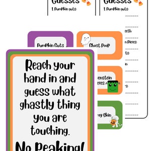 Halloween Touch & Feel Digital Download - Etsy