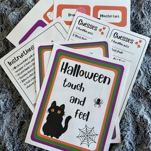 Halloween Touch & Feel (more Options) - Etsy