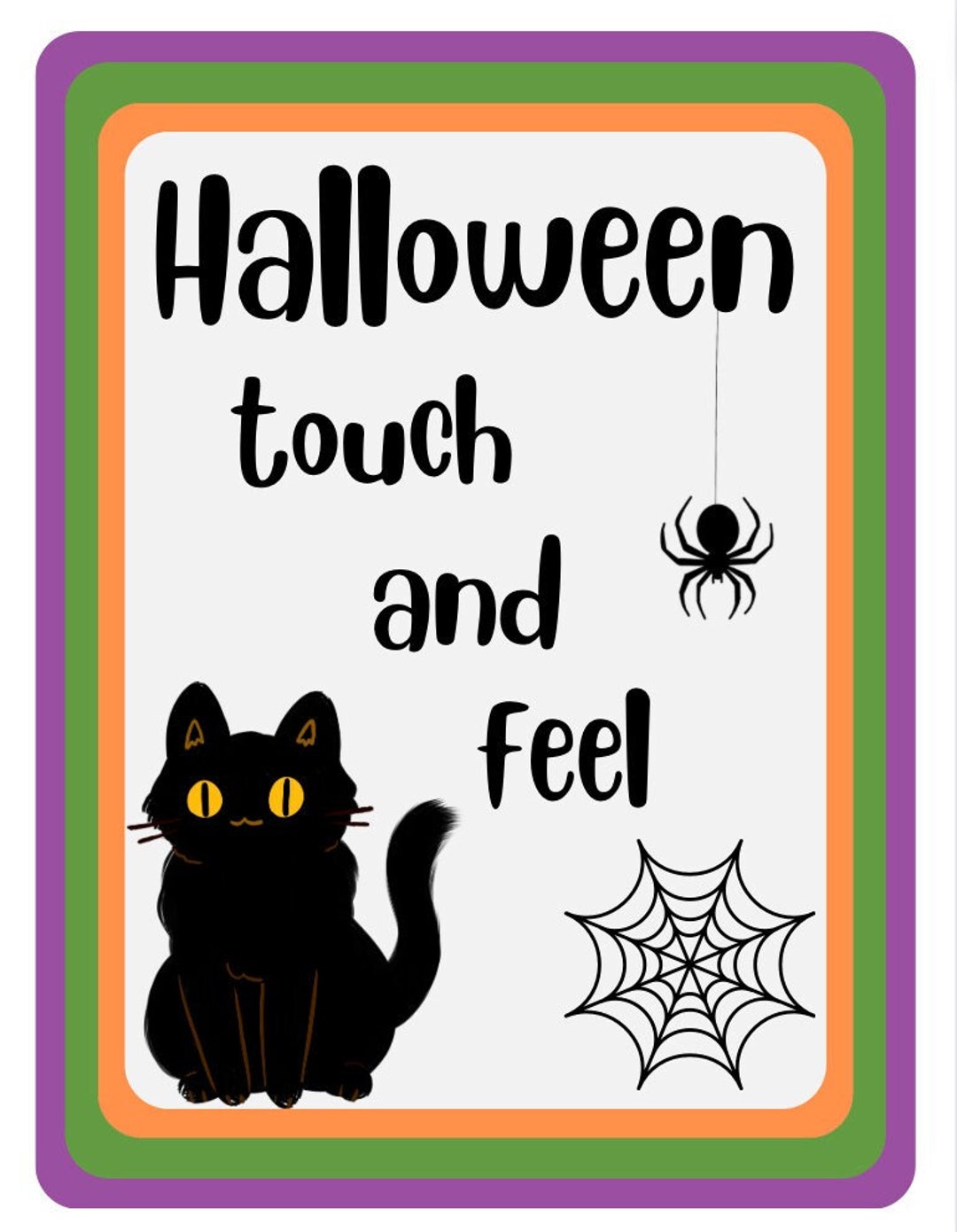 Halloween Touch & Feel Digital Download - Etsy