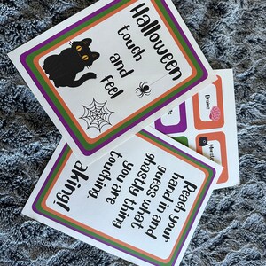 Halloween Touch & Feel Digital Download - Etsy