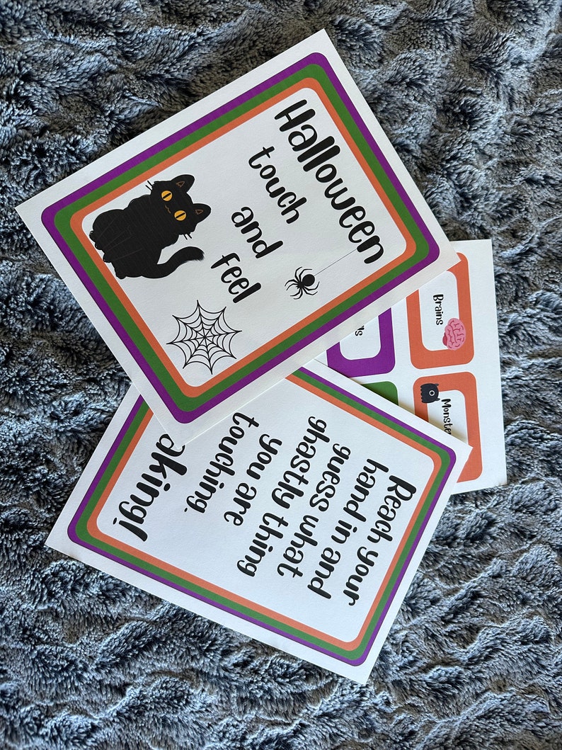 Halloween Touch & Feel Digital Download - Etsy