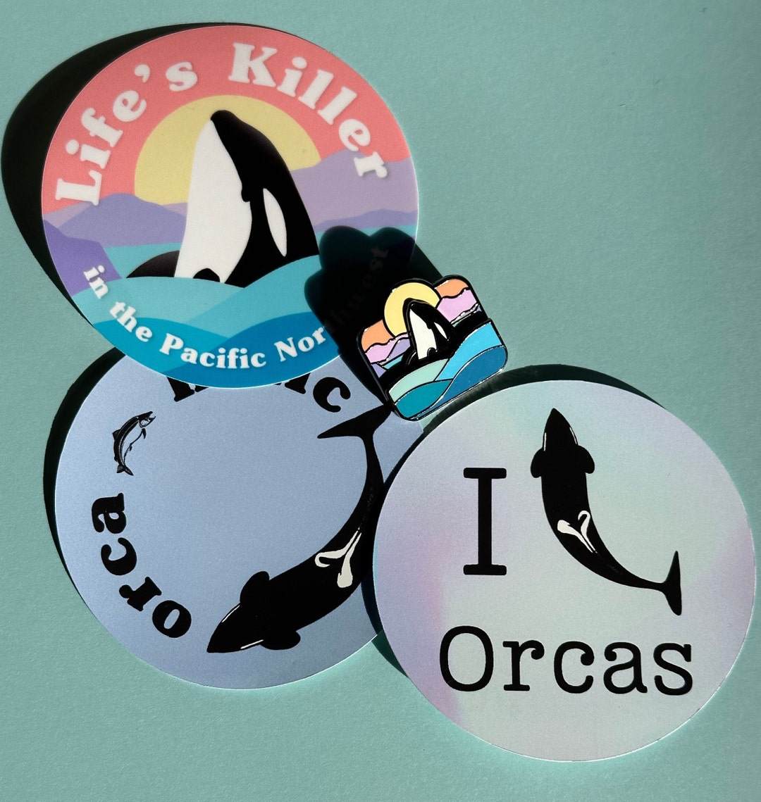 Support Orca Conservation With This Spyhopping Orca Pin Handmade ...