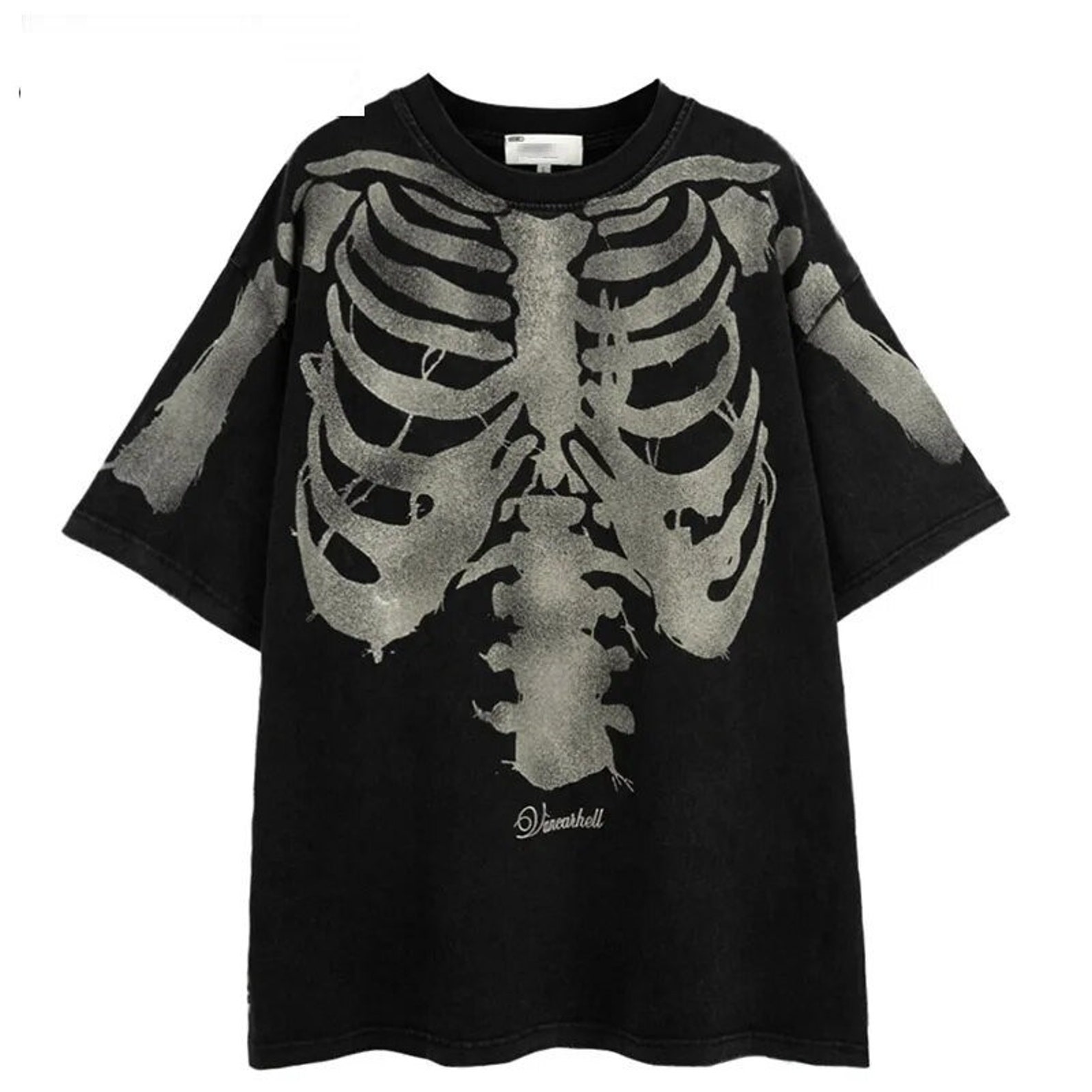Skull Skeleton Shirt T-shirt New Style Clothing Shirt - Etsy