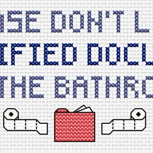 Please Don't Leave Classified Documents in the Bathroom - Etsy