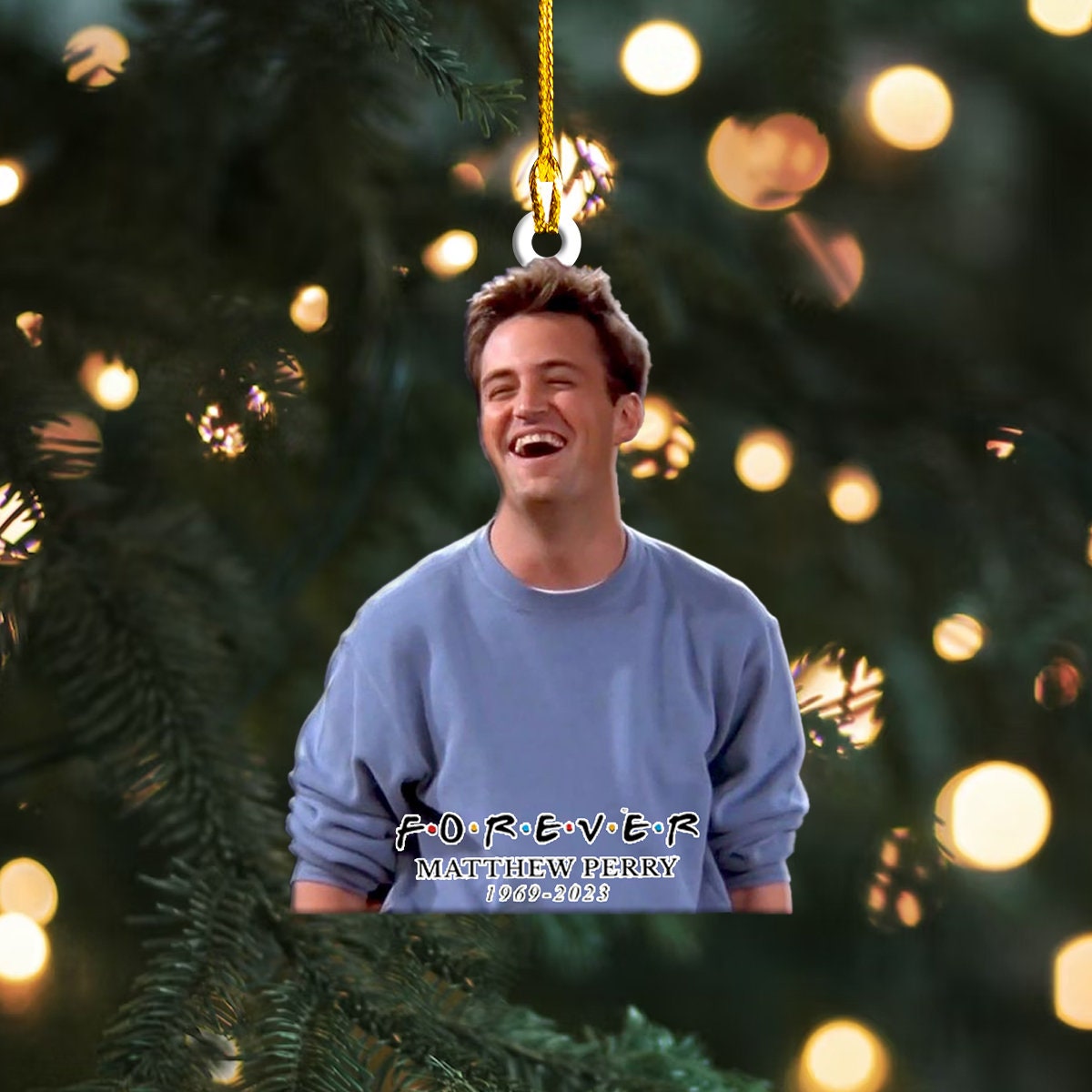 Chandler Bing Memorial Gift,RIP Matthew Perry Ornament,Friends Fan ...