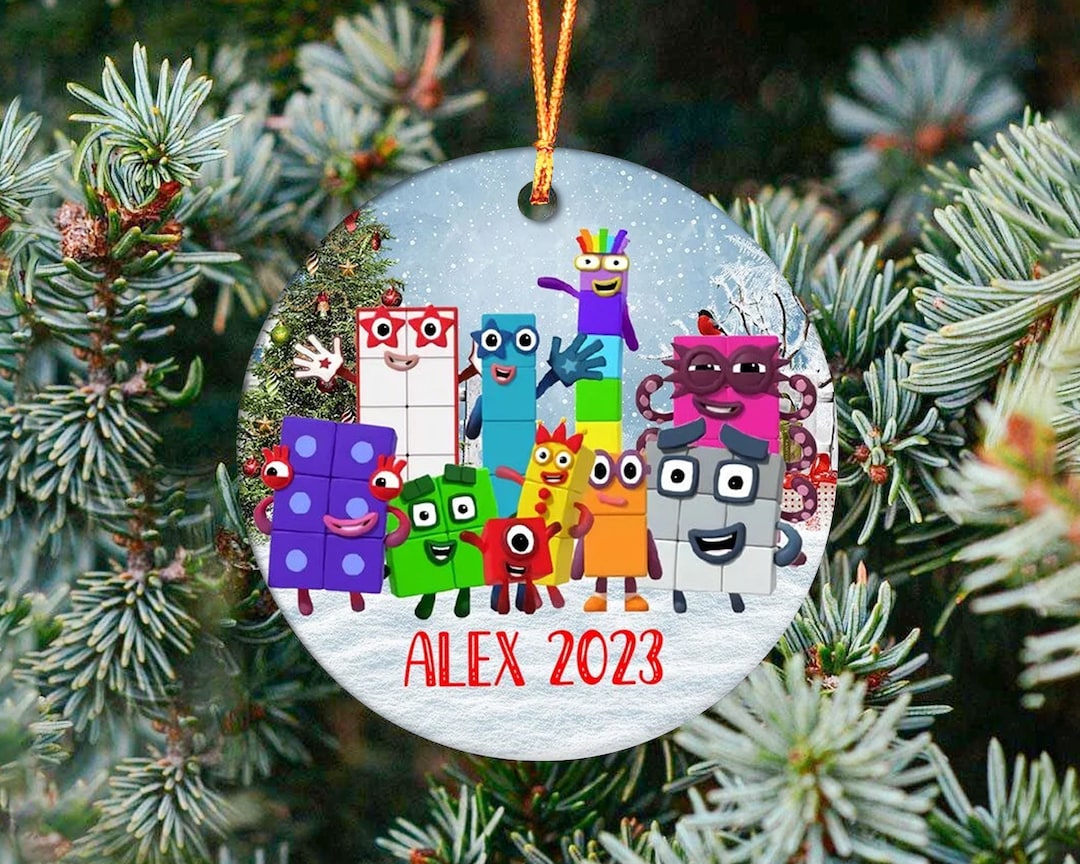 Personalized Numberblocks Christmas Ornament Number Blocks - Etsy