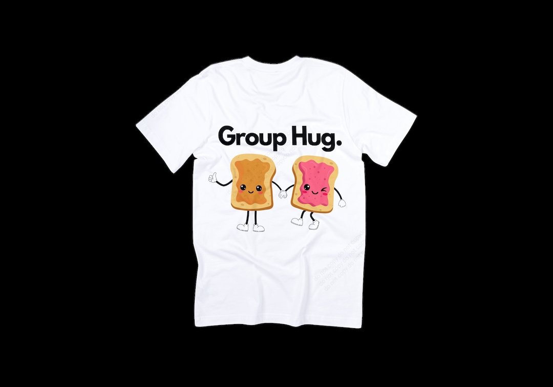 Group Hug Pb&j Sandwich Peanut Butter and Jelly PNG File Sublimation ...