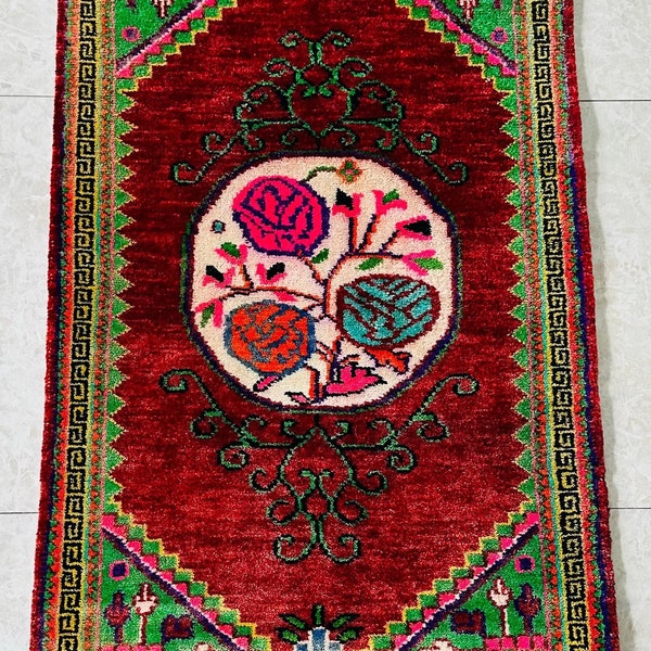 Floral Tufted Rug - Etsy