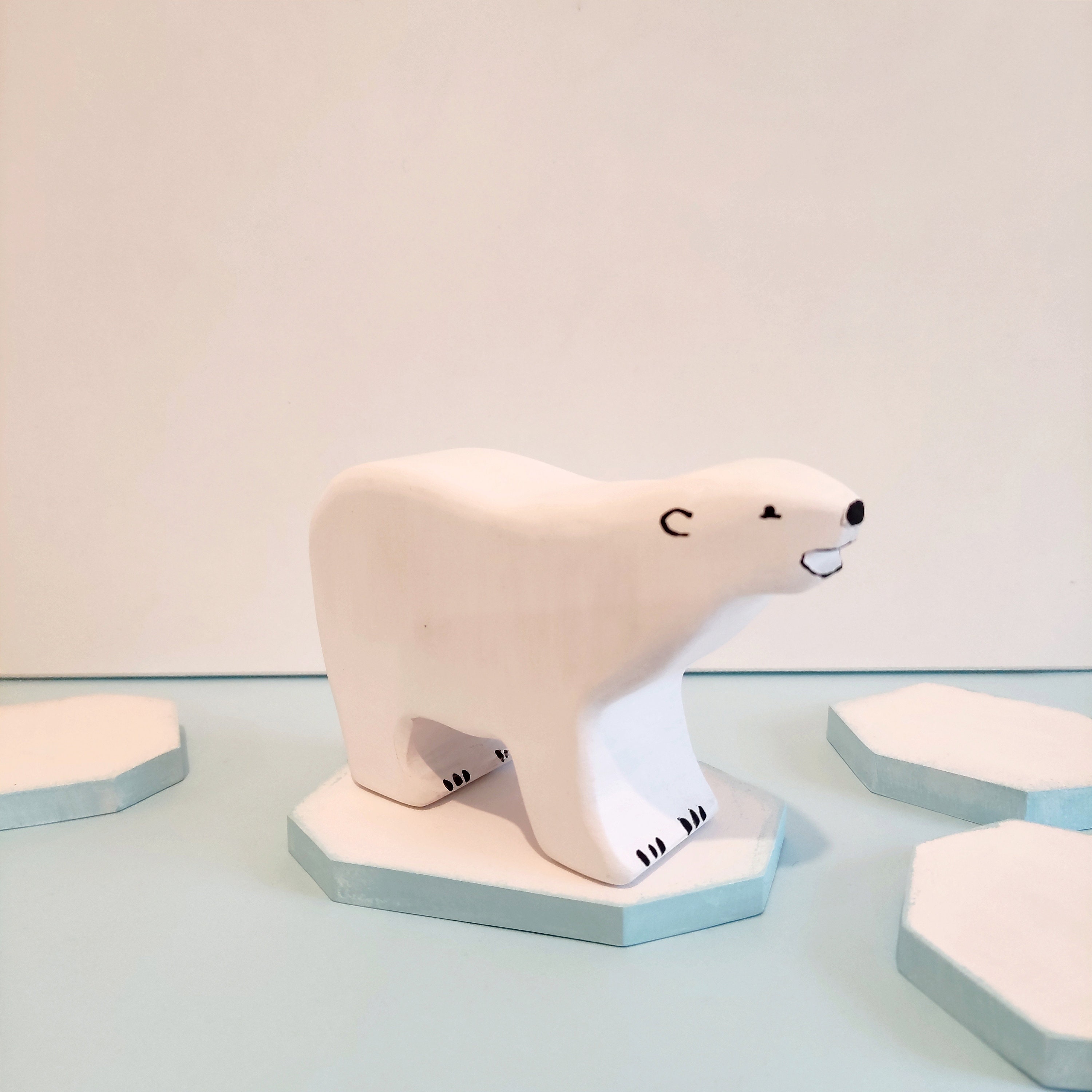 Wooden Toys, Polar Bear, Arctic Animals, Wooden Ice Floes, Waldorf ...