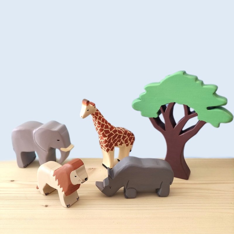 Wooden Tree Toy - Etsy