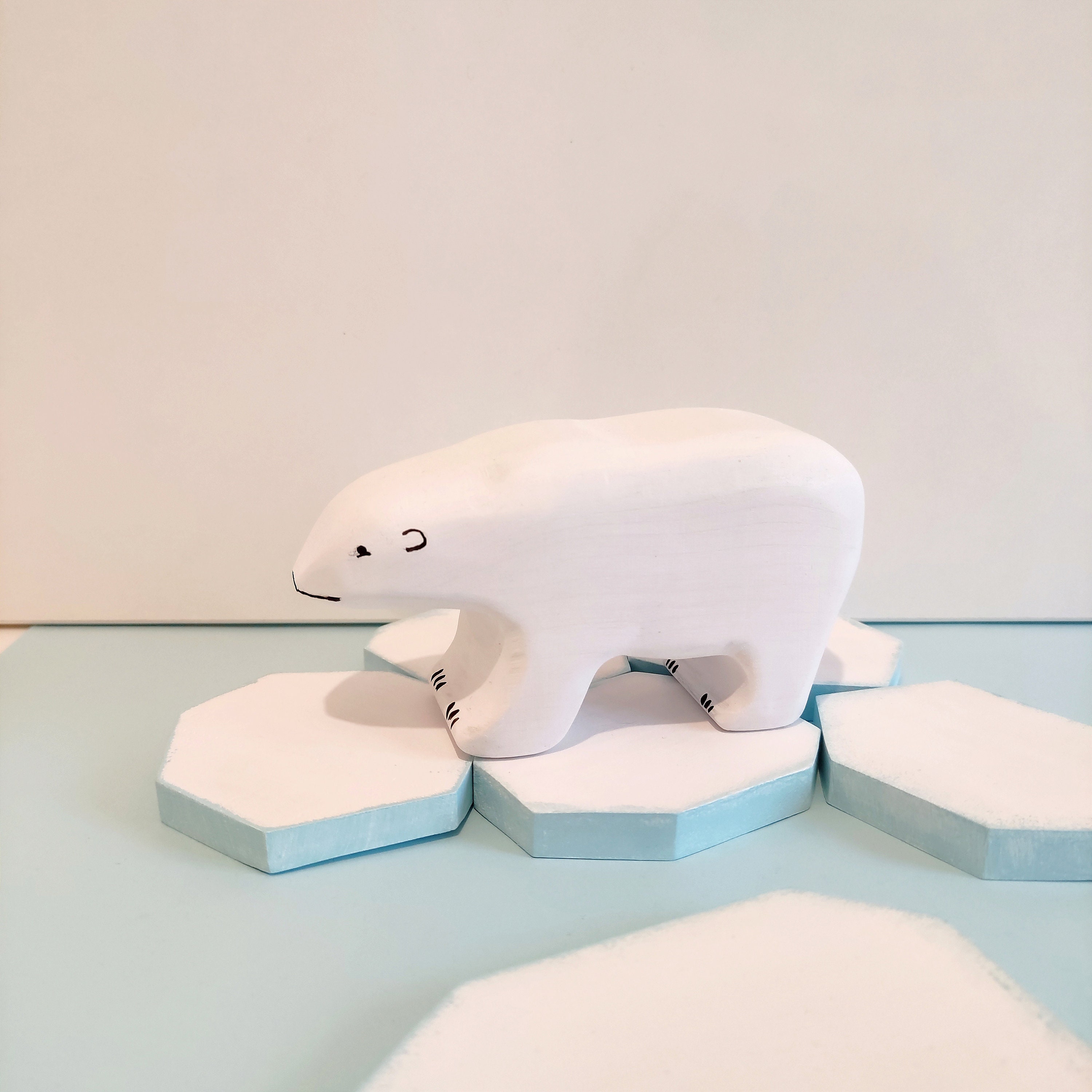 Wooden Toys, Polar Bear, Arctic Animals, Wooden Ice Floes, Waldorf ...