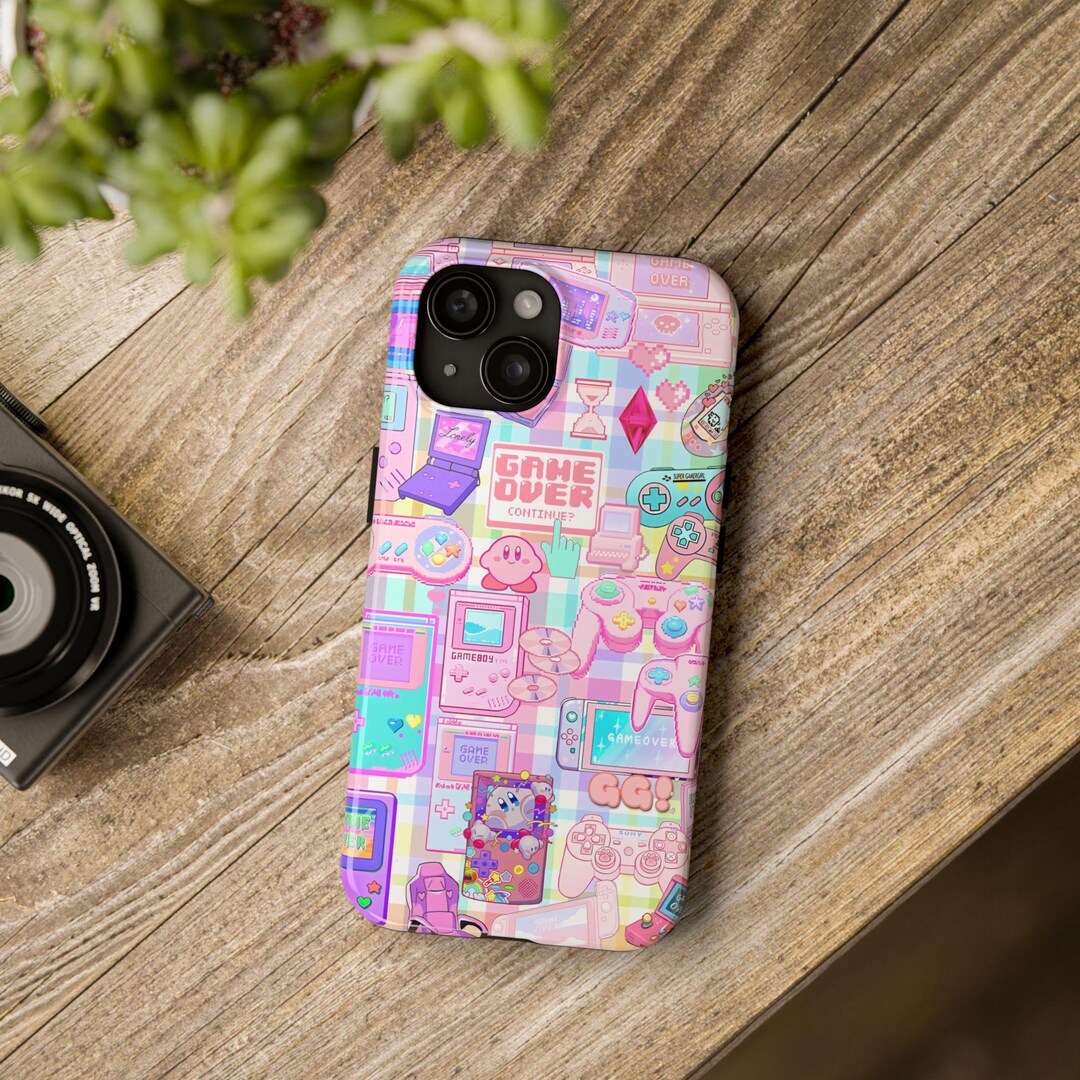 Y2K Cute iPhone Case | Pink Aesthetic Phone Cover | Retro 2000s Case ...