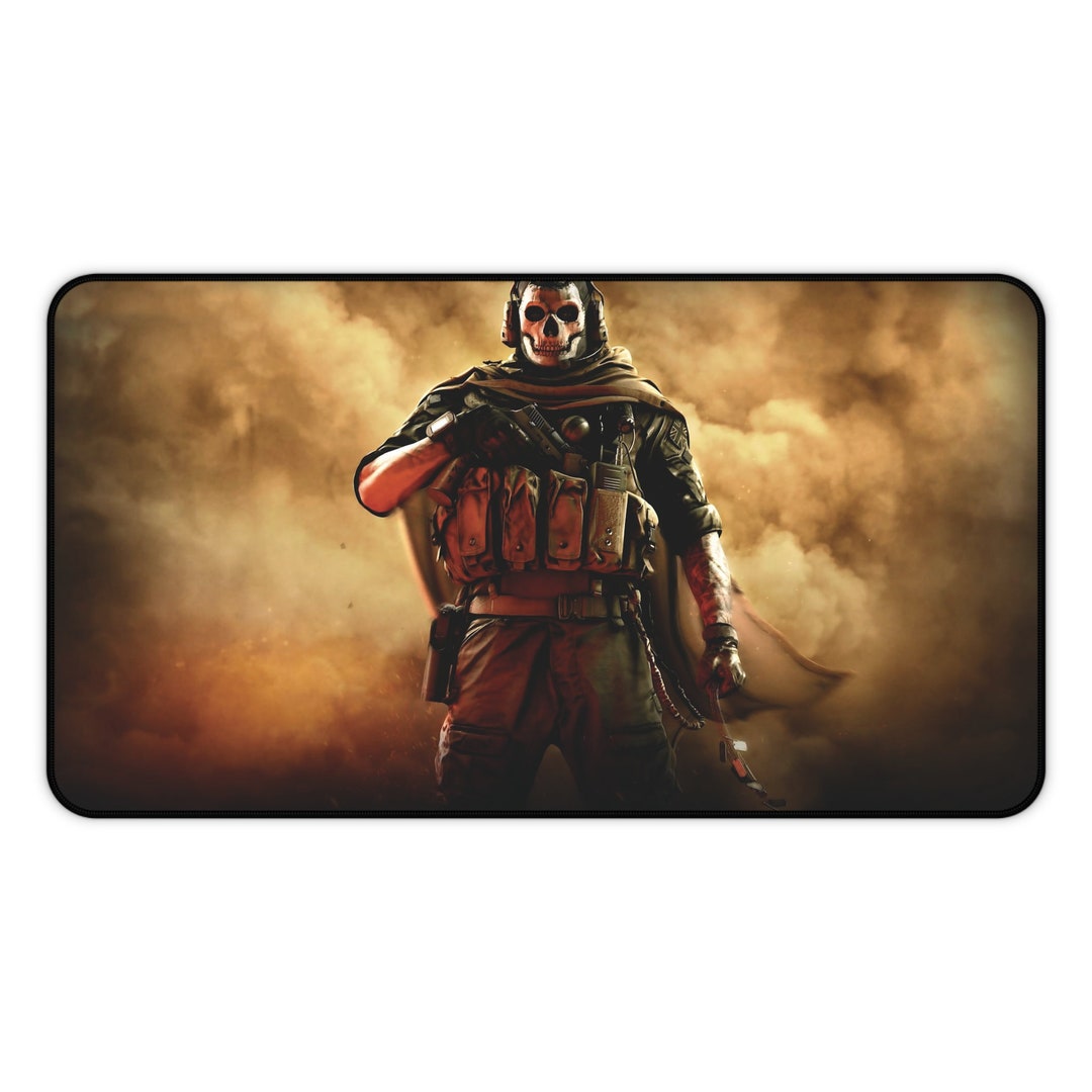 Call of Duty Ghost Desk Mat Gaming Modern Warfare Warzone - Etsy
