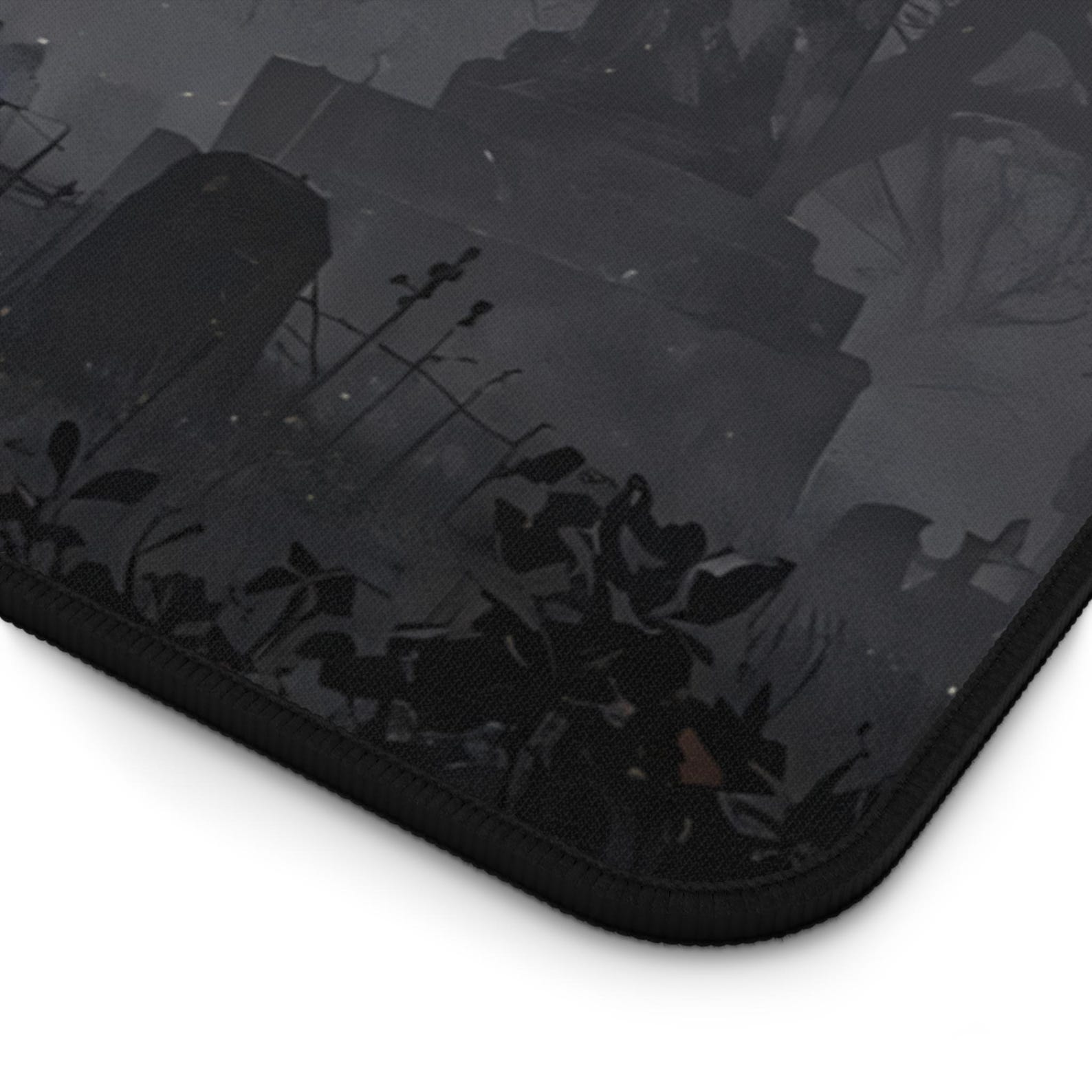 Gothic Fallen Angel Deskmat | Cemetery Mouse Pad | Dark Gaming Desk Mat ...