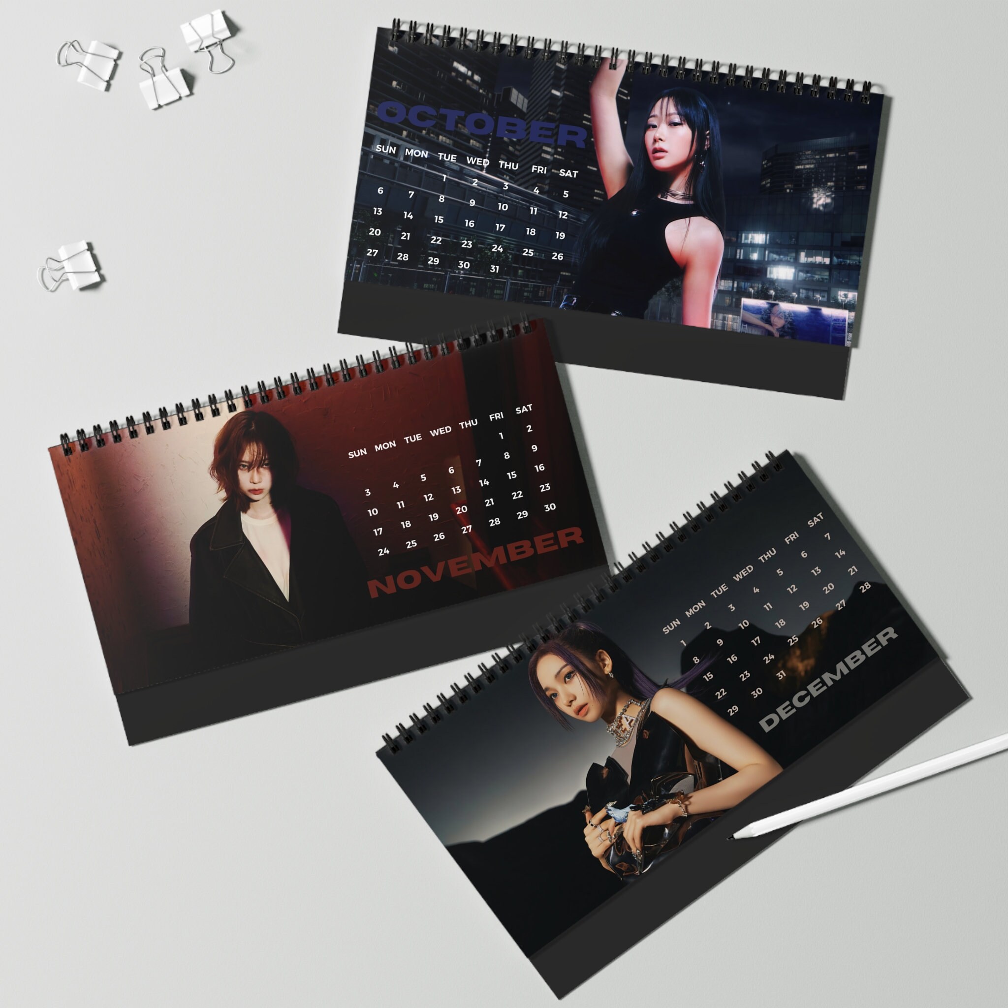 Aespa 2024 Desk Calendar Kpop Desk Calendar, Kpop 2024 New Year, Kpop ...