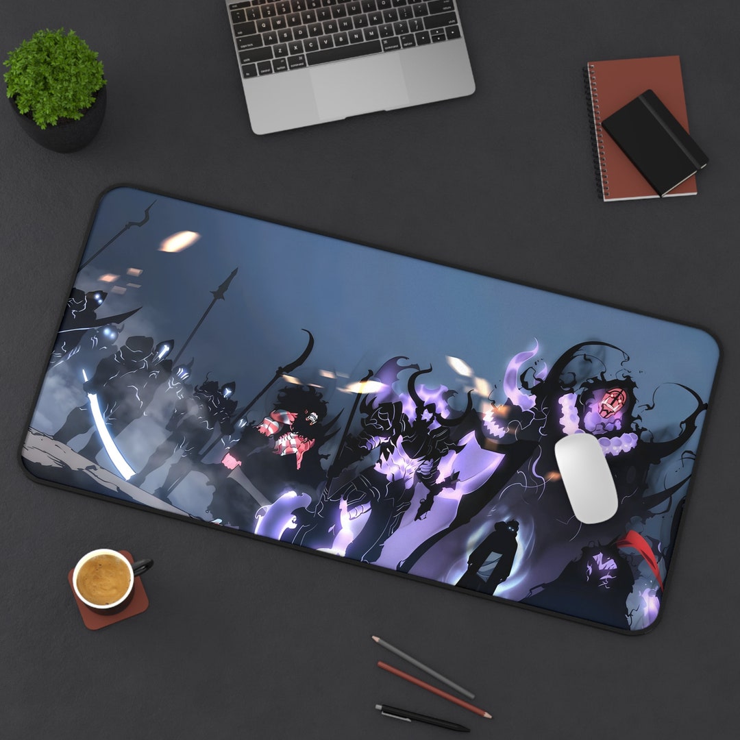 Solo Leveling Desk Mat Sun Jinwoo Mouse Pad Manga Anime Manwa Mouse Pad ...