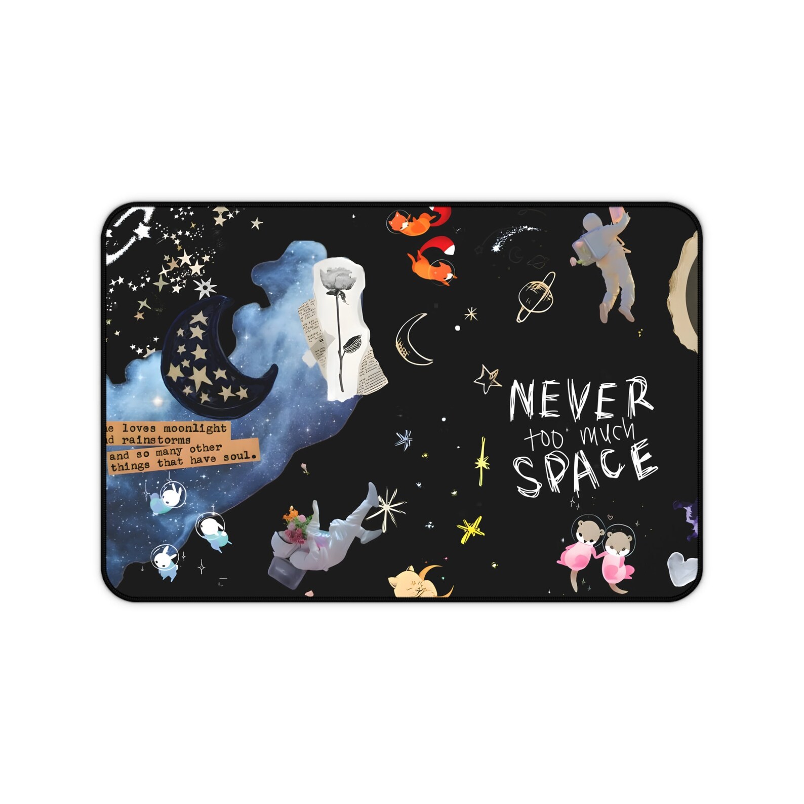 Moon Quote Mouse Pad | Quote Mouse Pad | Moon Anime | Full Moon Mouse ...