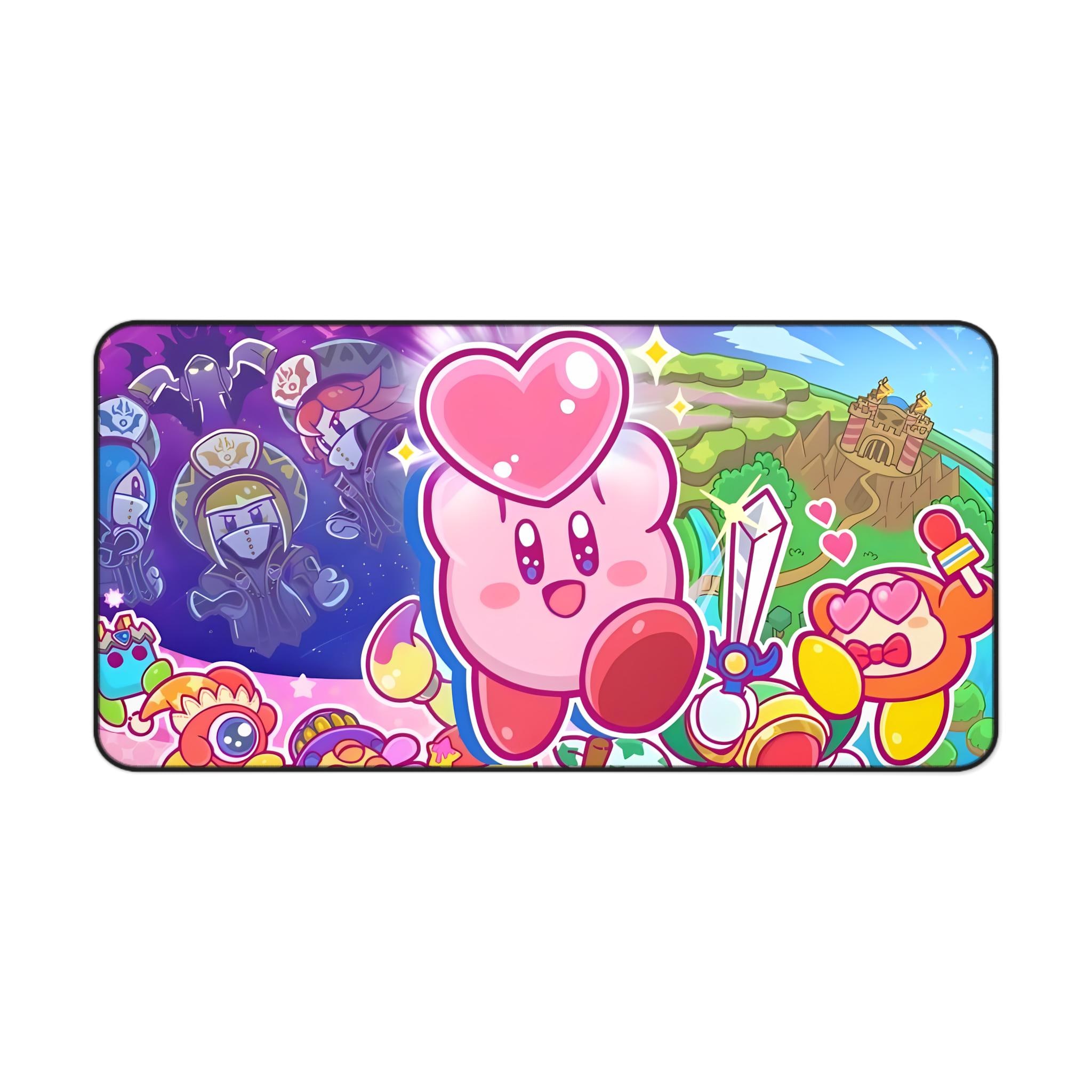 Kawaii Kirby Desk Mat | Cute Gaming Pad | Character Mousepad | Large PC ...