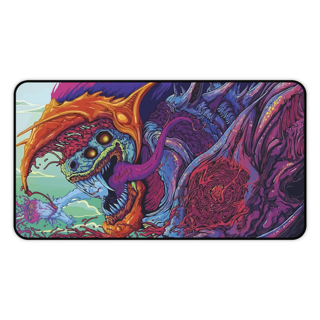 Hyperbeast Desk Mat Trippy Fantasy Art Trendy Workspace Desk Mat ...